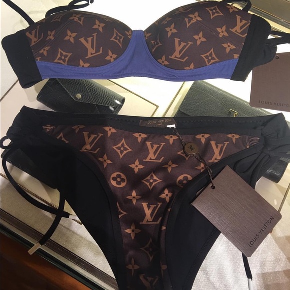 Louis Vuitton Swimsuit Blues For Women | semashow.com